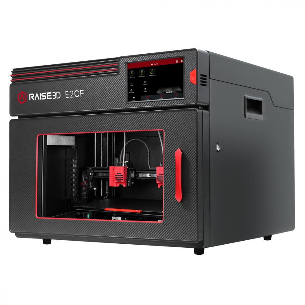 3D printer Raise3D E2CF for simple carbon fiber 3D printing
